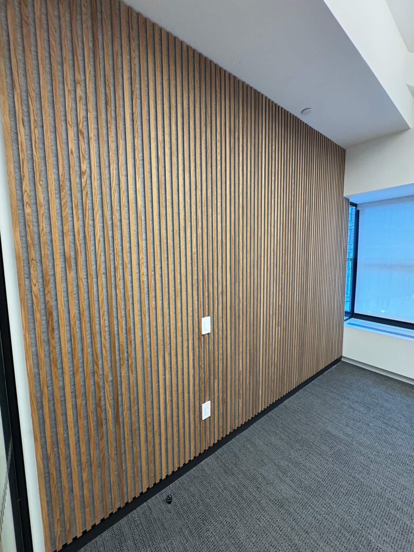 Wood Slat Panels New York Soundproofing and Acoustical Treatment
